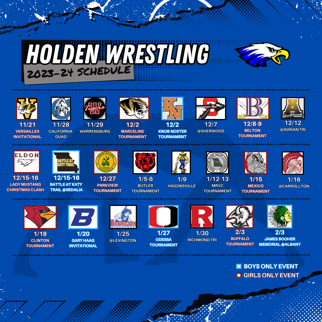 2023 24 Schedule Holden Wrestling